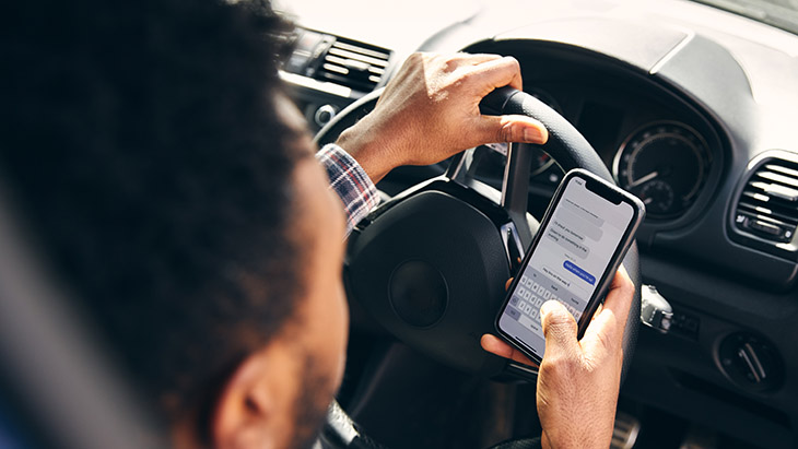 Seatbelts and smartphones undermining road safety