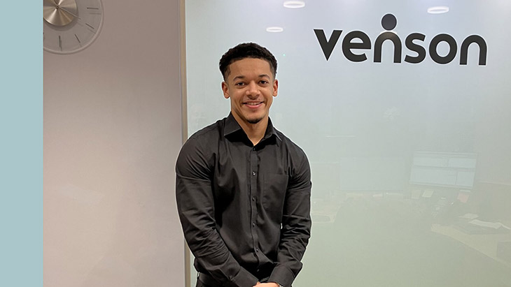 Venson celebrates first insurance apprenticeship